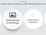 Css3 Hover Effects With Websymbols Tutorial Freshdesignweb