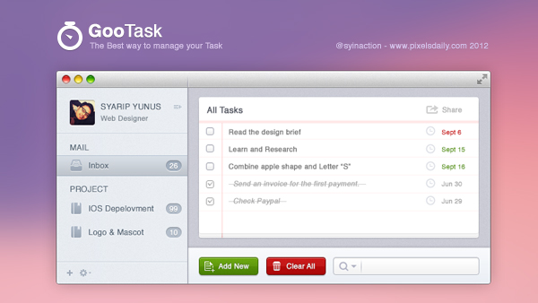 To Do List App Interface - - Fribly