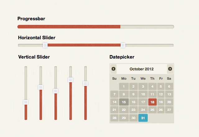 jQuery UI Theme: Retro - - Fribly