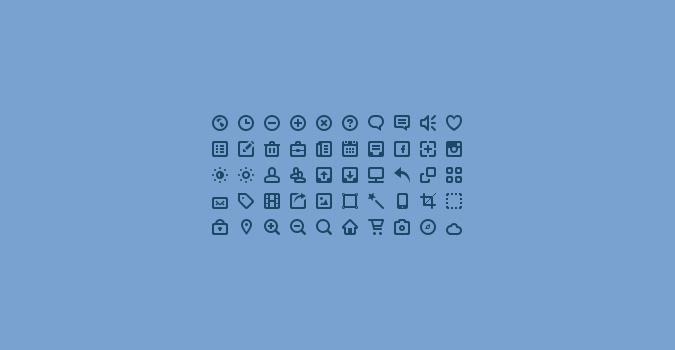50 Mini Icons - Icons - Fribly - Inspiration & Resources