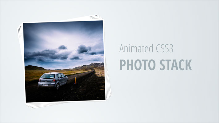Animated CSS3 Photo Stack - - Fribly