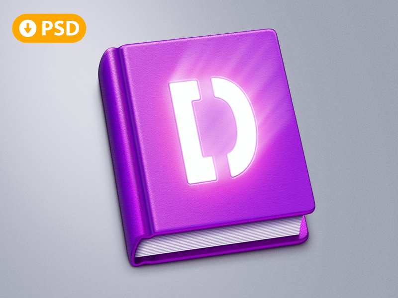 Free Book MacOS App Icon - - Fribly