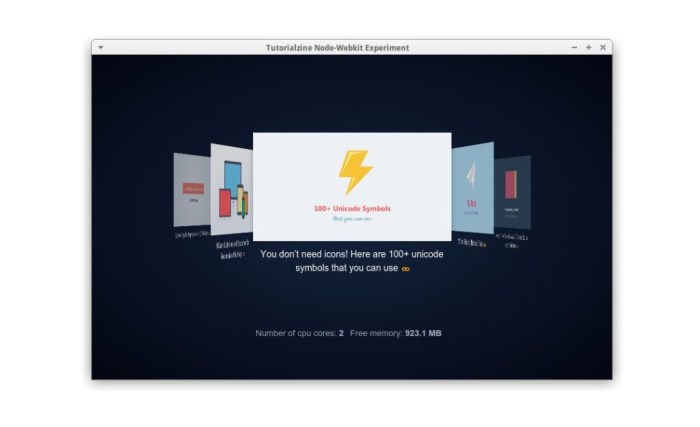 Creating Your First Desktop App With HTML, JS and Node-WebKit - - Fribly