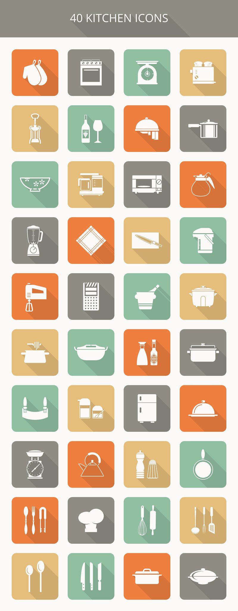 Freebie: Kitchen Icon Set - - Fribly