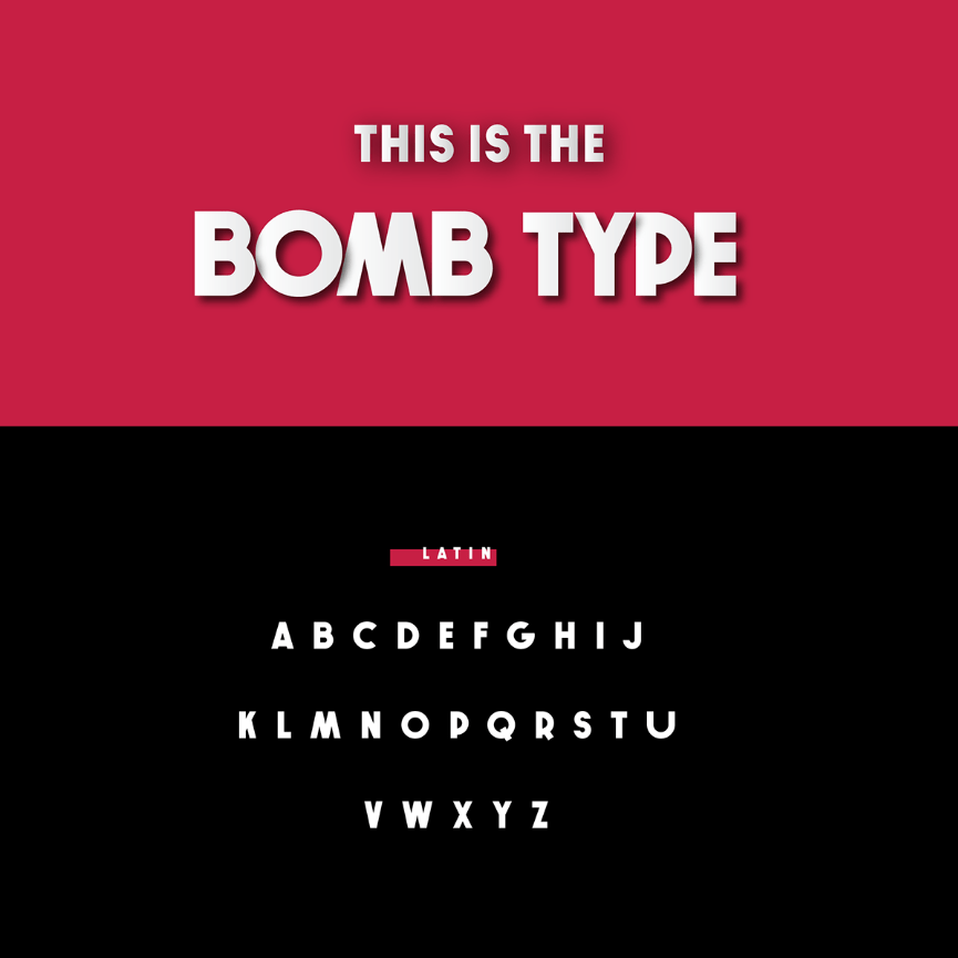BOMB Free Typeface - - Fribly