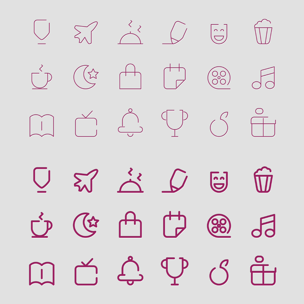 Free Outline Icon Set - - Fribly