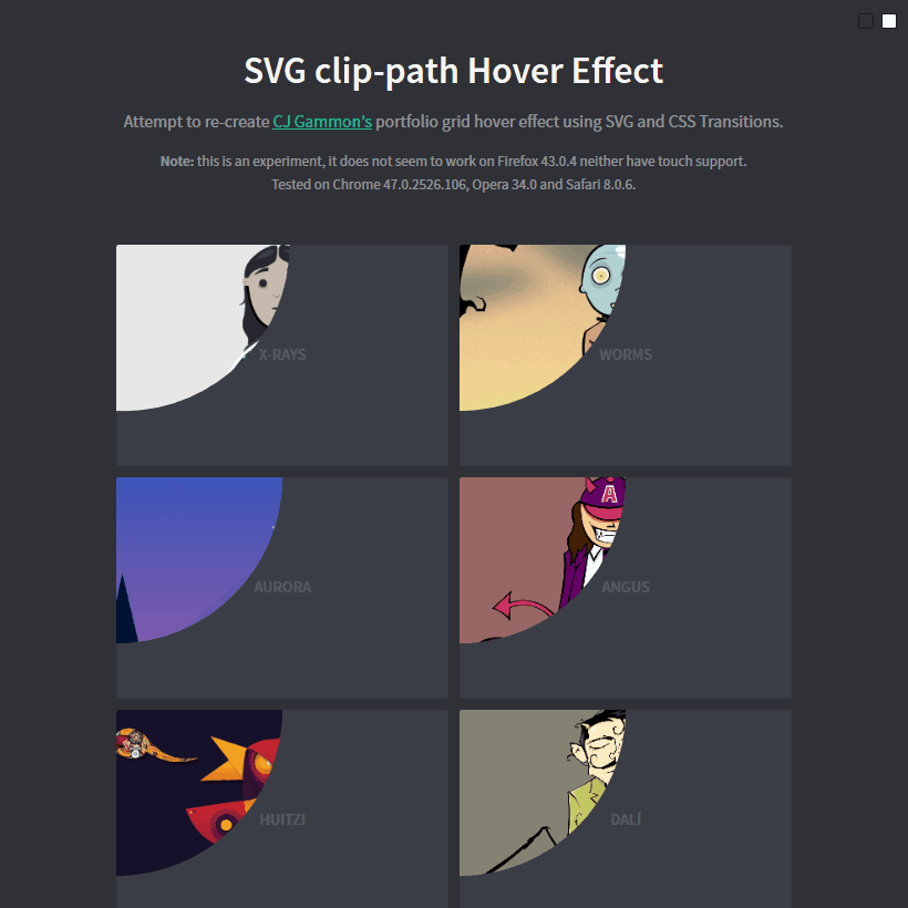 Svg Clip Path Hover Effect Coding Fribly