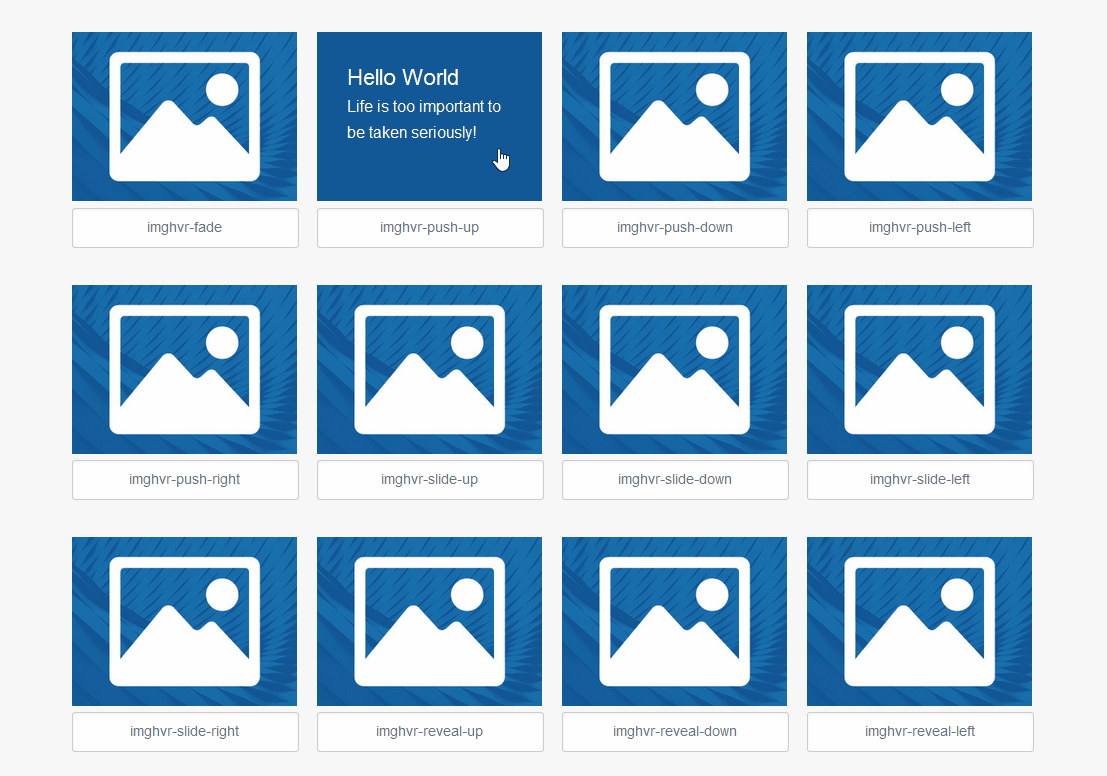 Imagehovercss A Pure Css Image Hover Library Coding Fribly