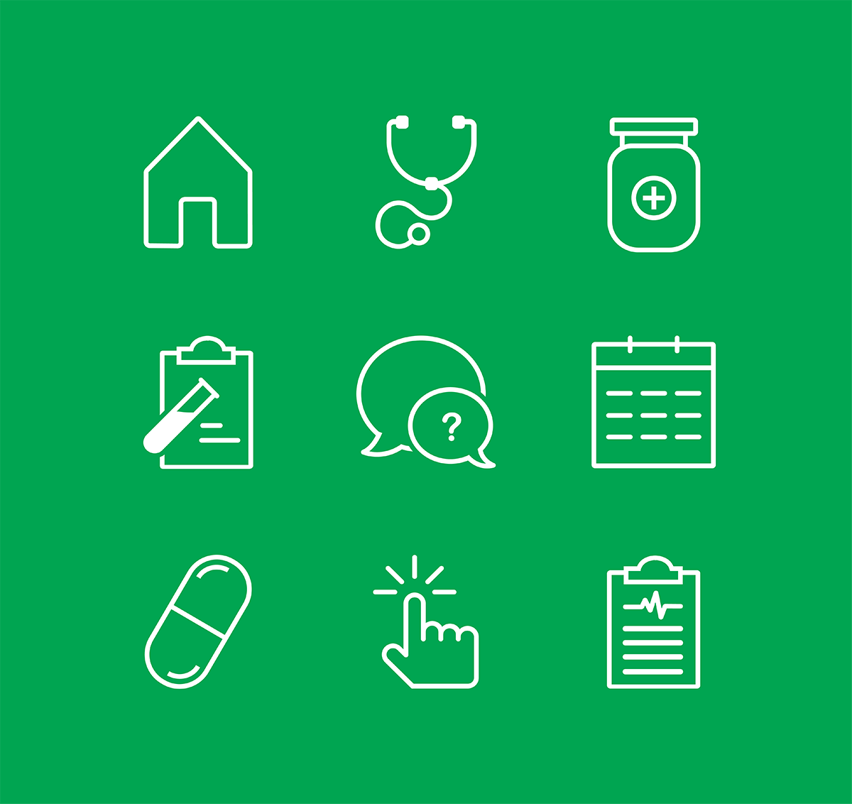 Free Medical Icon Set - Icons - Fribly