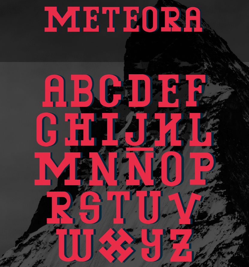Meteora Free Font - Free Fonts - Fribly