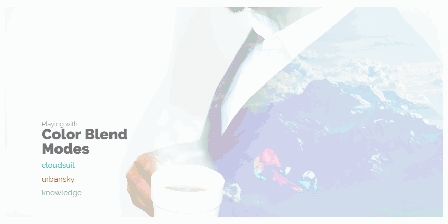 Layered Image Effect Using Blend Mode - Coding - Fribly