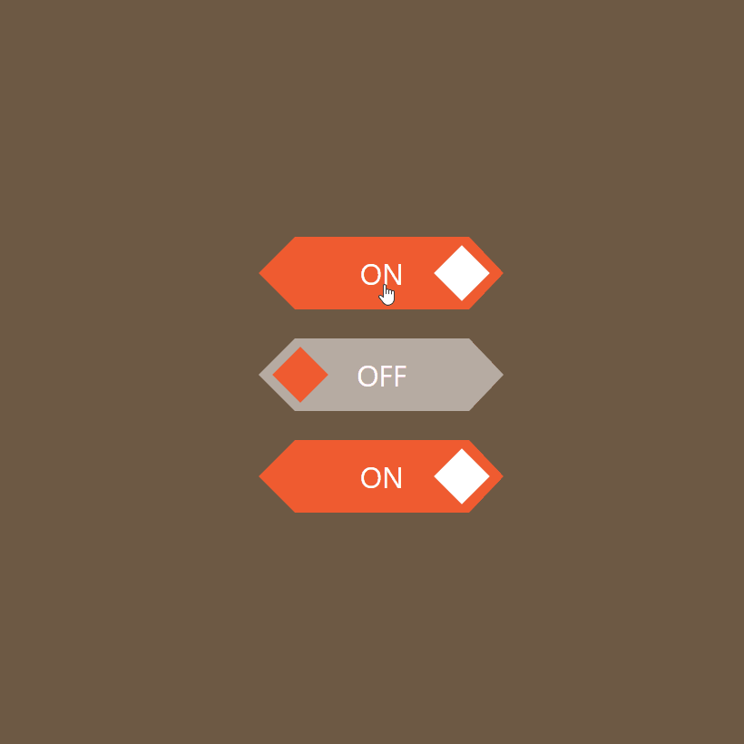 Triangular Toggle Buttons - Coding - Fribly