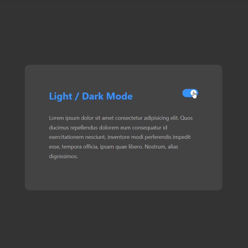 Dark & Light Mode Toggle - Video Tutorial - Coding - Fribly