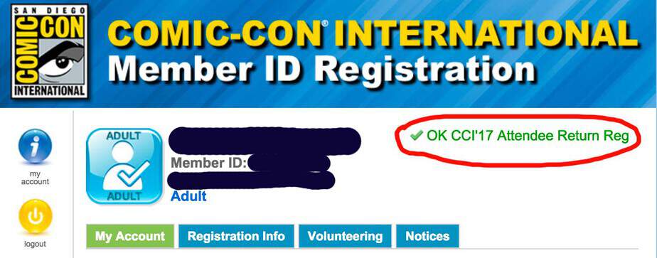 SDCC 2017 Returning Registration Date Announced – March 11th