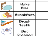 Printable Morning Routine Visual Schedule From Abcs To Acts