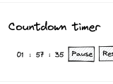 Countdown Timer Frontendeval