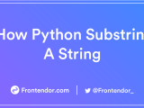 How Python Substring A String