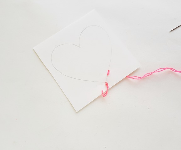 Heart Stitch Craft - Frosting and Glue- Easy crafts, games, recipes ...