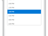 Angular Time Picker Customized Material Design Syncfusion