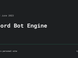 Discord Bot Engine Fulldroper S Personal Site