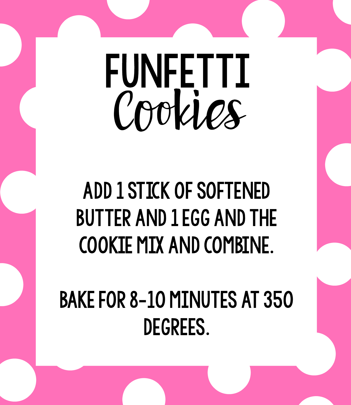 Funfetti Cookie Mix in a Jar – Fun-Squared