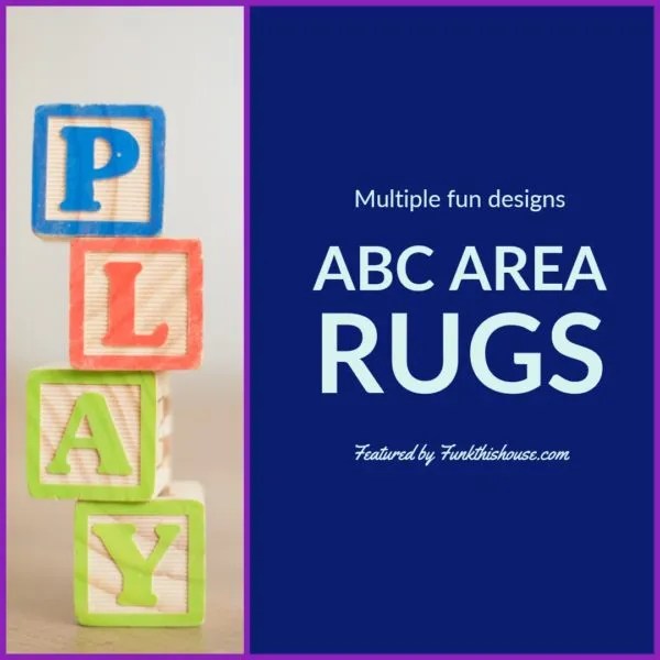 Funky Learning with ABC Area Rugs - Decorate and Teach