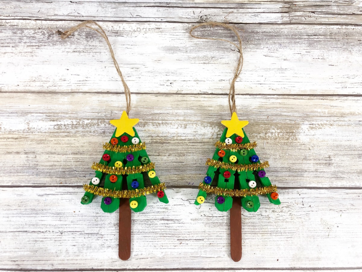 DIY Clothespin Christmas Tree | Fun Money Mom