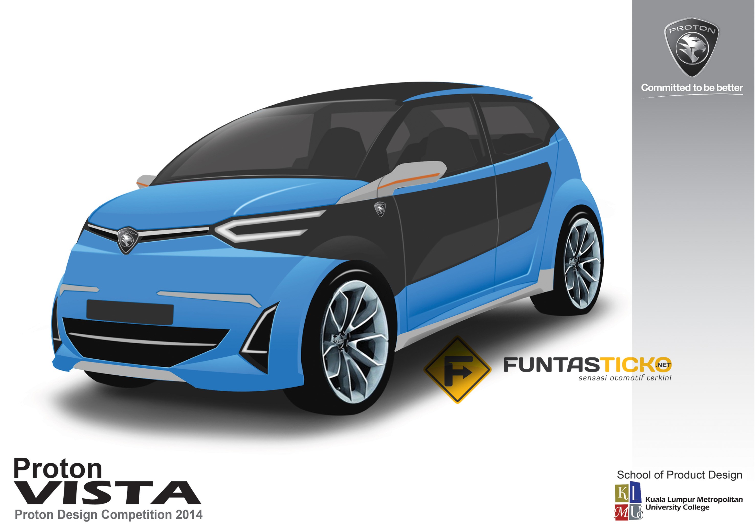 Proton VISTA dan EVA rekaan pelajar KLMUC! - funtasticko.net