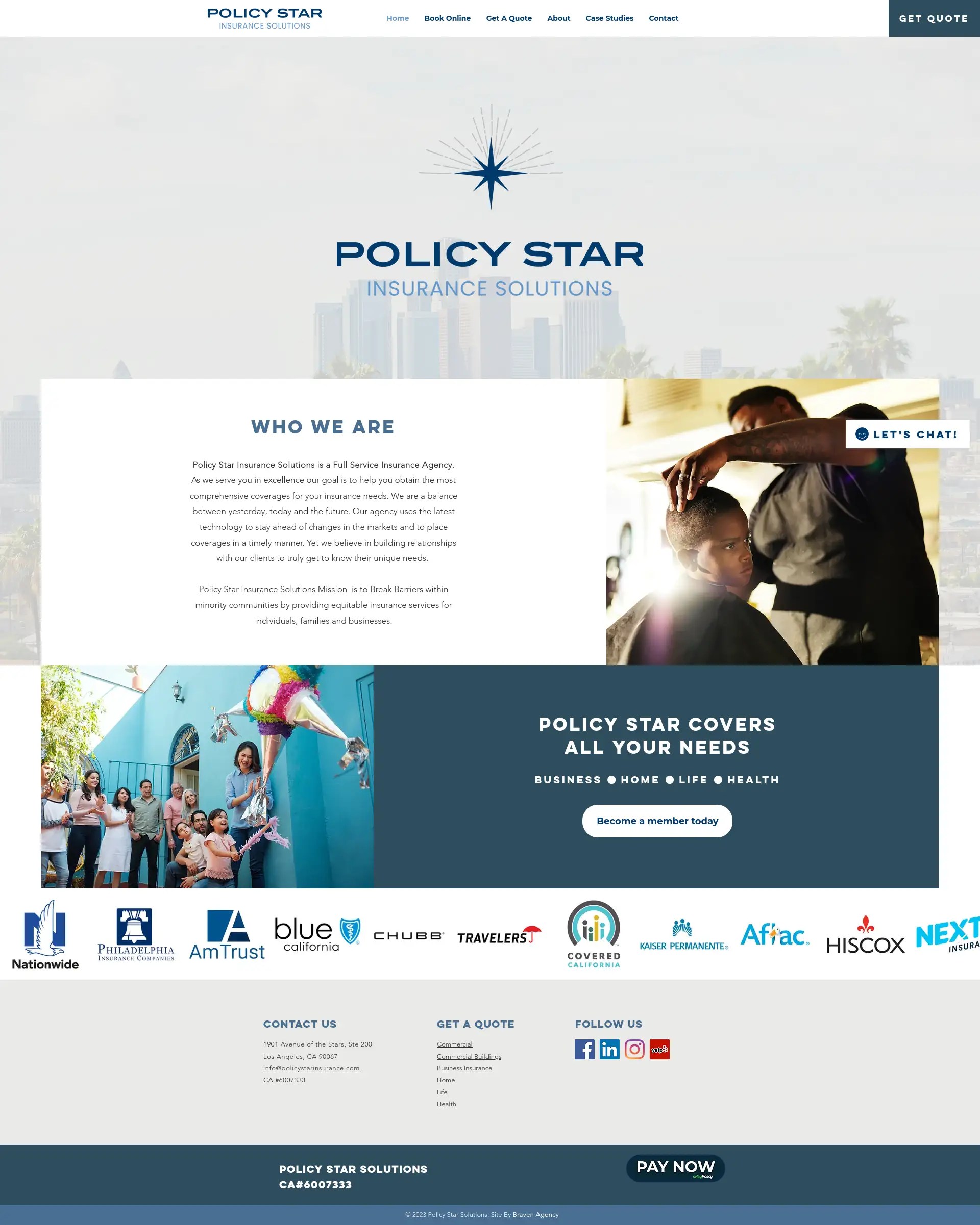 Policy Star - Portfolio