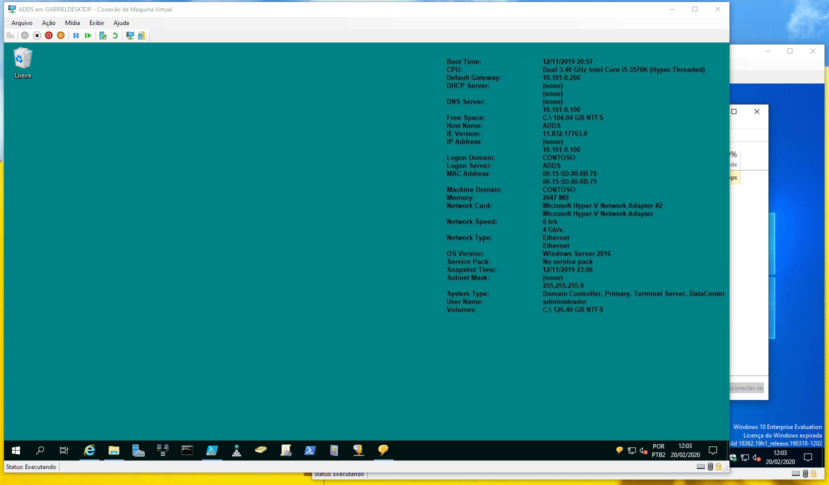 Envie mensagens para todos os usuários conectados no Active Directory ...