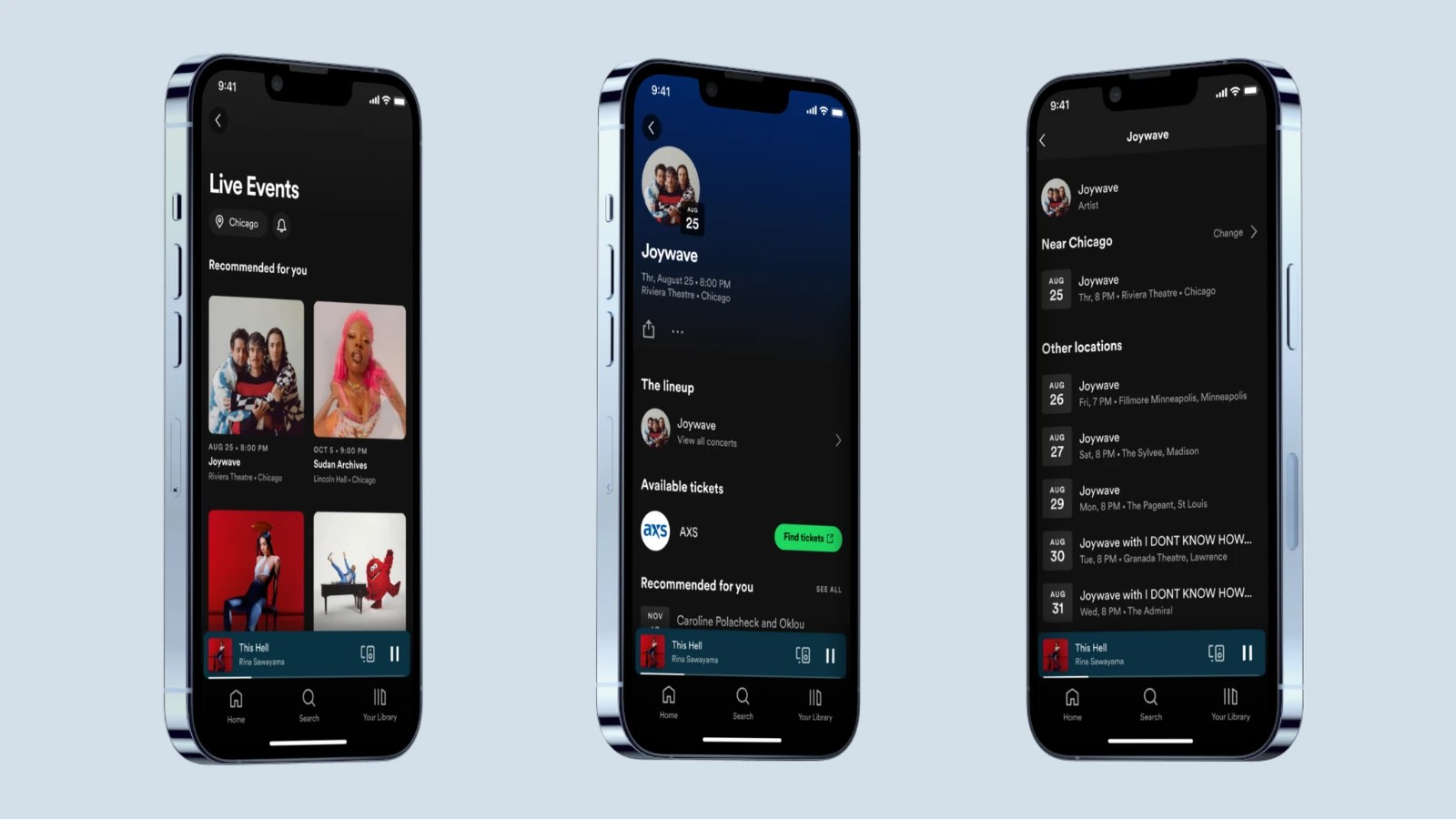 Spotify launched “Live Events Feed” that helps you find all live events ...