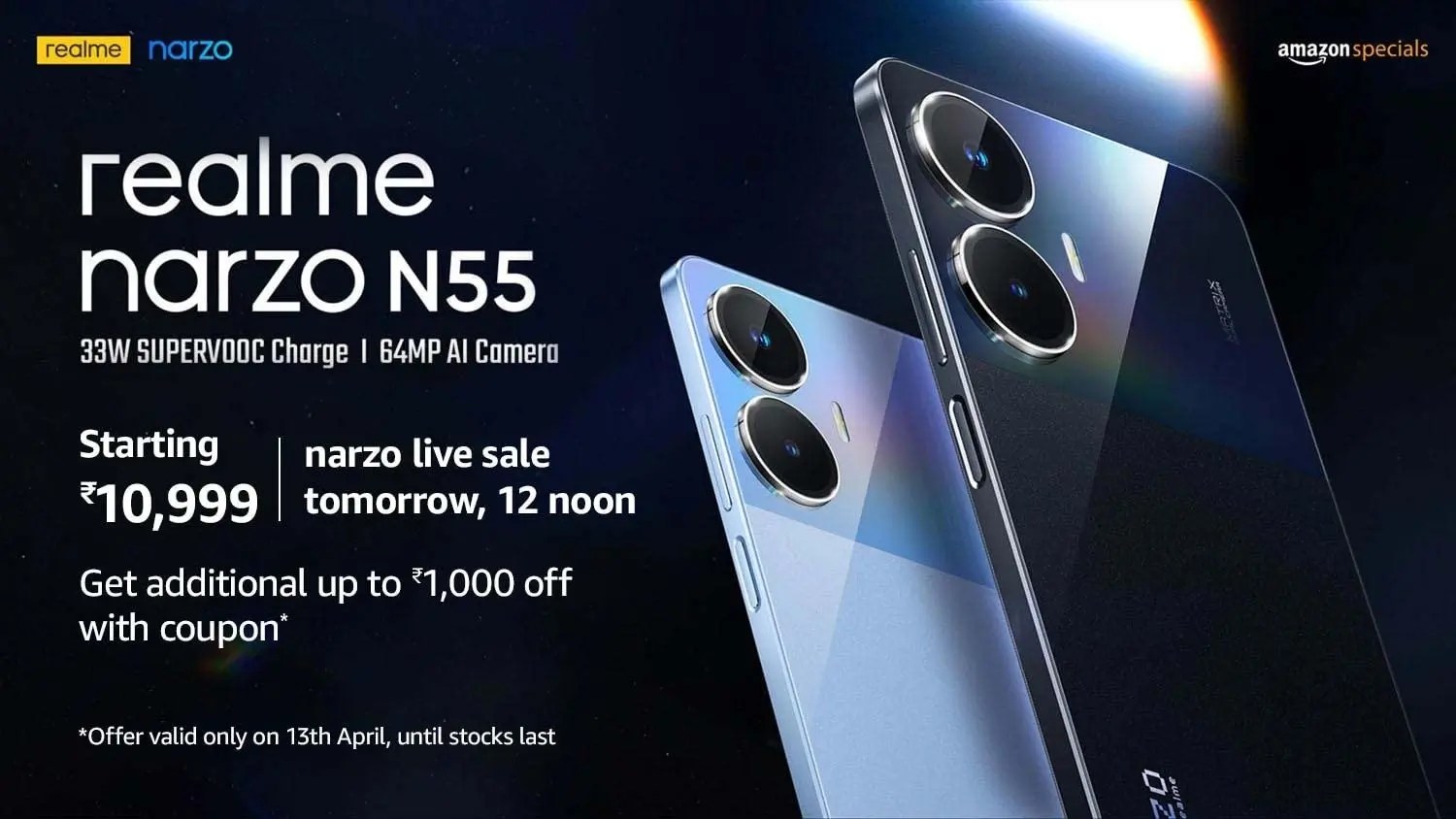 Realme Narzo N55 Goes Official In India With Helio G88 SoC
