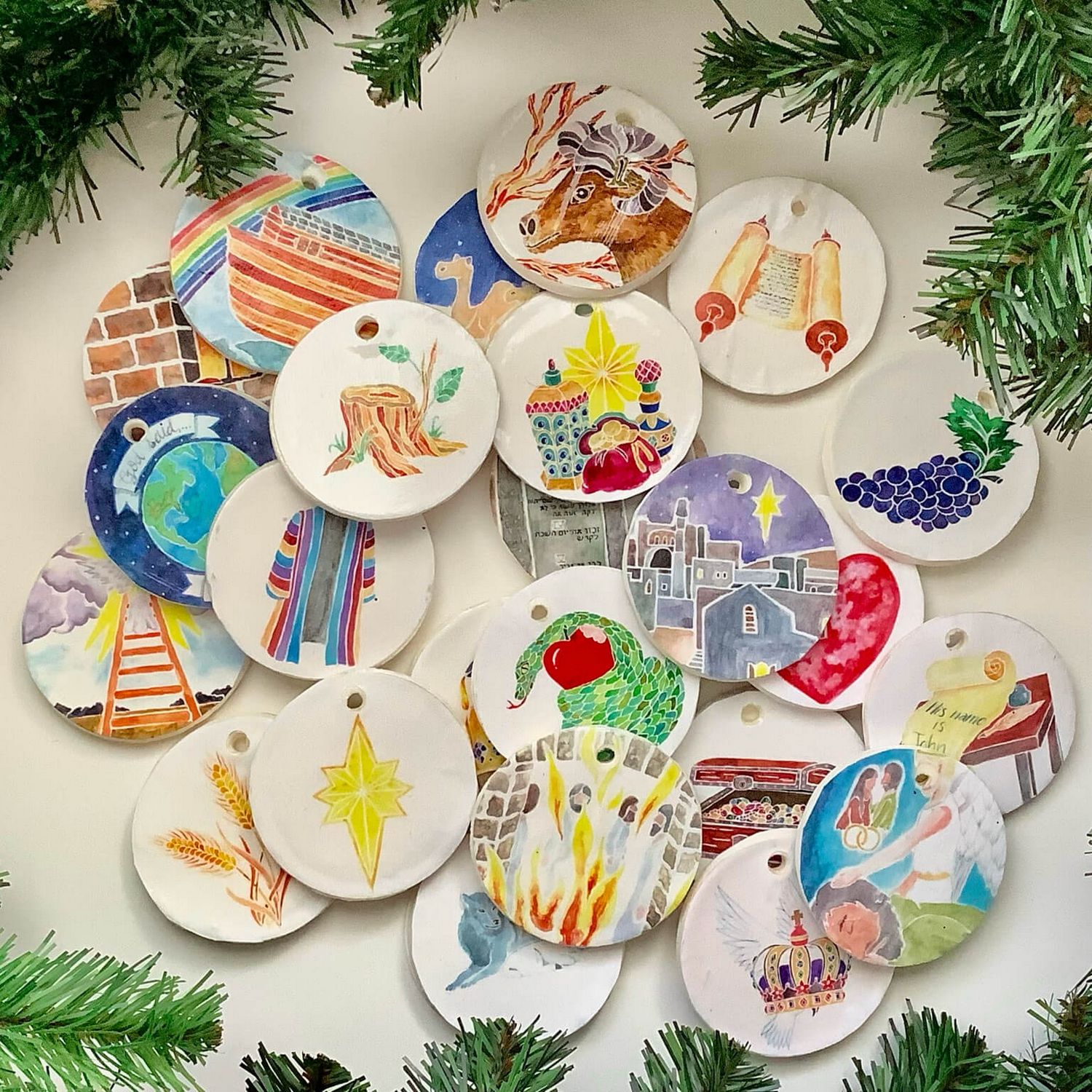 Complete Jesse Tree Advent Ornament Set for Families | Galilee Life