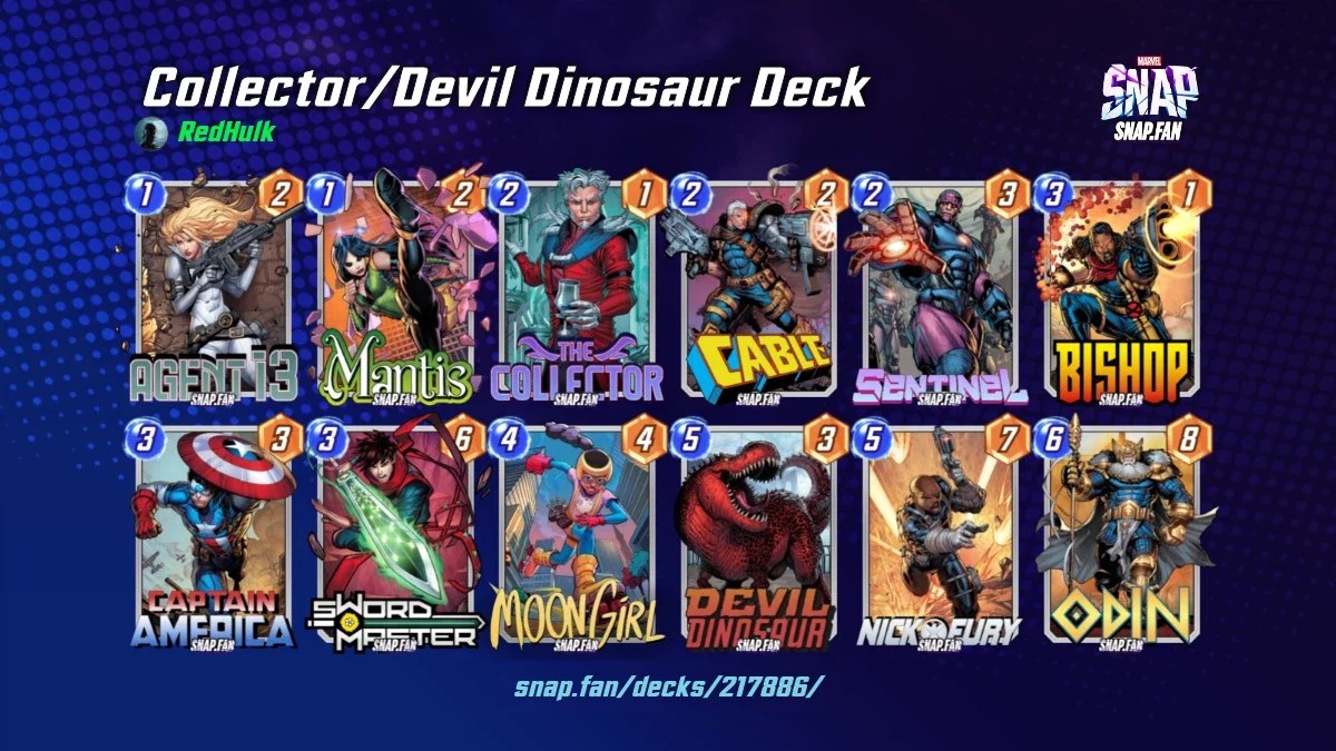 Collector Devil Dinosaur Deck By Redhulk Marvel Snap Decks Snap Fan