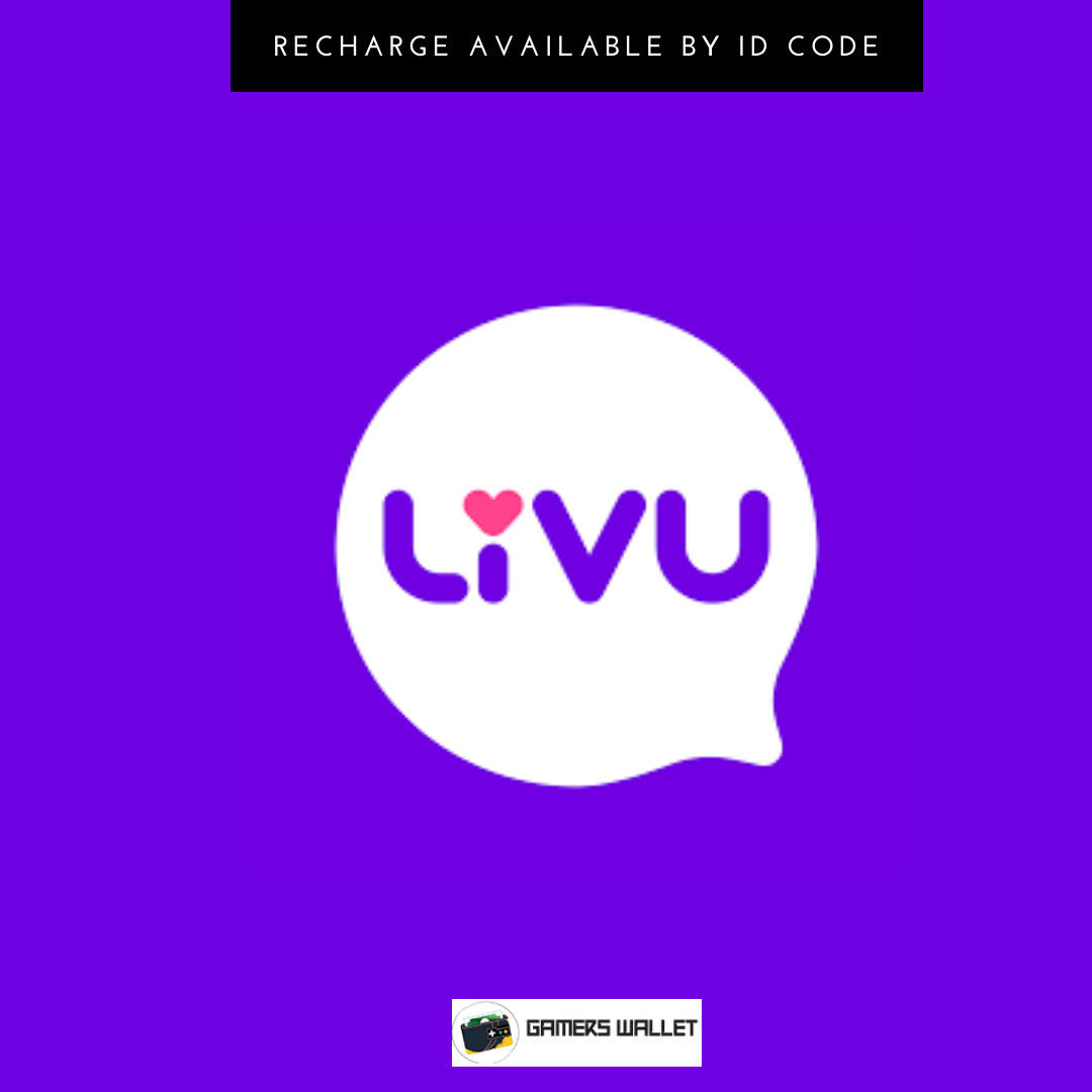 Buy 1250 LivU App Coins - Recharge From Gamers Wallet Bangladesh
