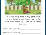 Comprehension Worksheets For Grade 1 Cbse