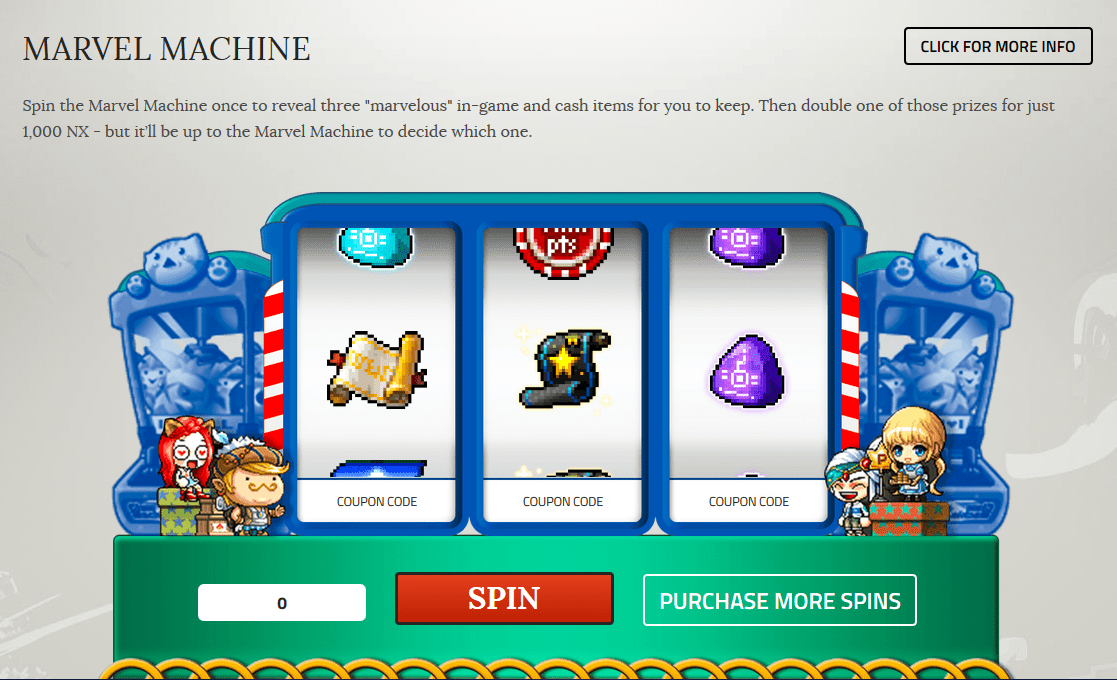 MapleStory Marvel Machine in-game Event Now Live - Gaming Cypher