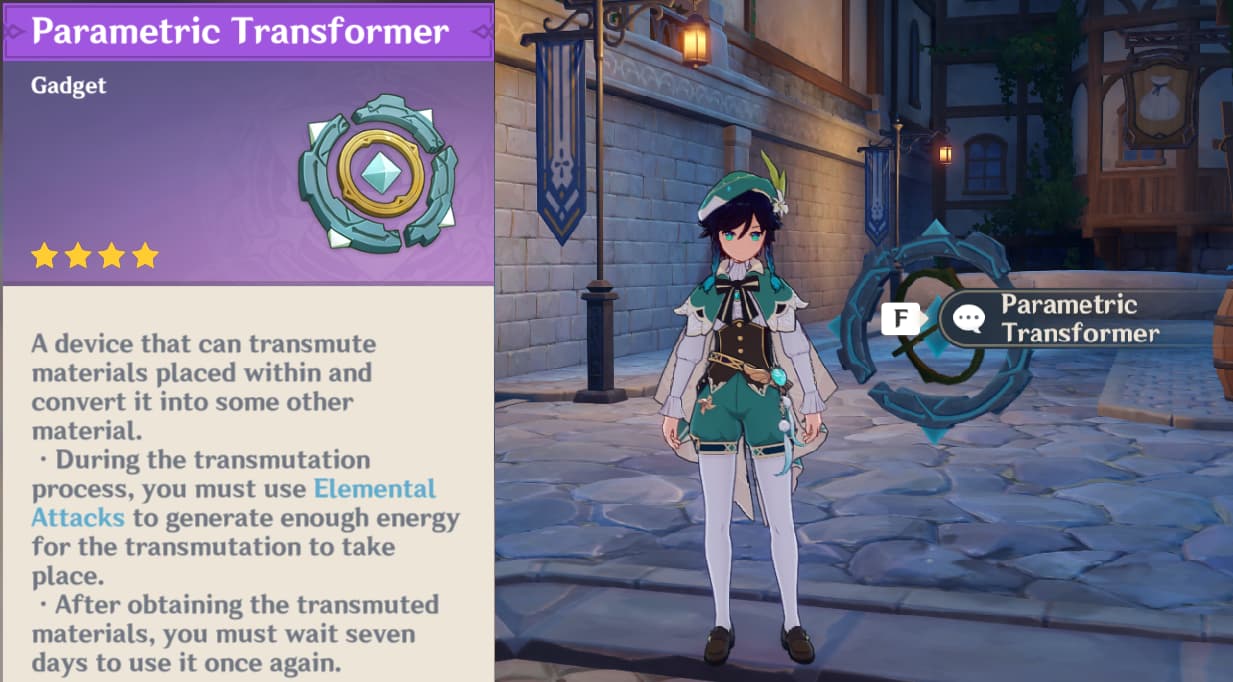 Genshin Impact: How to use Parametric Transformer to your advantage