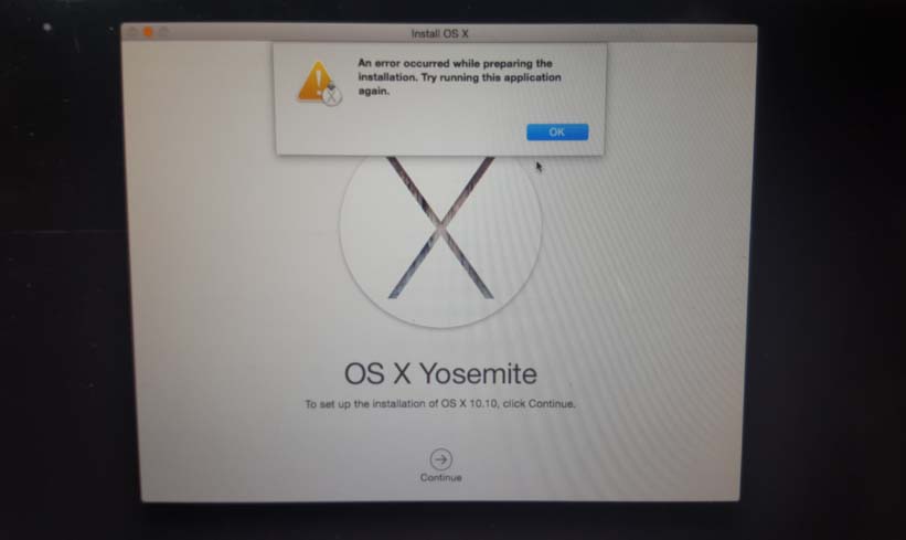 How To Fixed An Error Occurred While Preparing The Installation In Mac Os