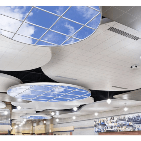 Armstrong Commercial Ceiling Clouds Shelly Lighting