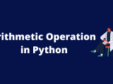 Arithmetic Operation In Python Ganpat Patel