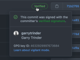 Get Verified Setup Git Commit Signing On Windows Garry Trinder