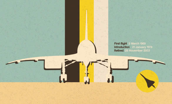 Airline Jet Silhouette and Concorde Vector File (V1) » Gate 72