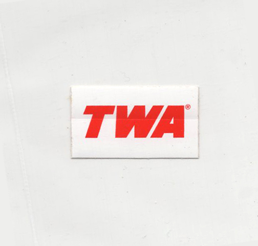 Authentic TWA Logo Decal Sticker » Gate 72