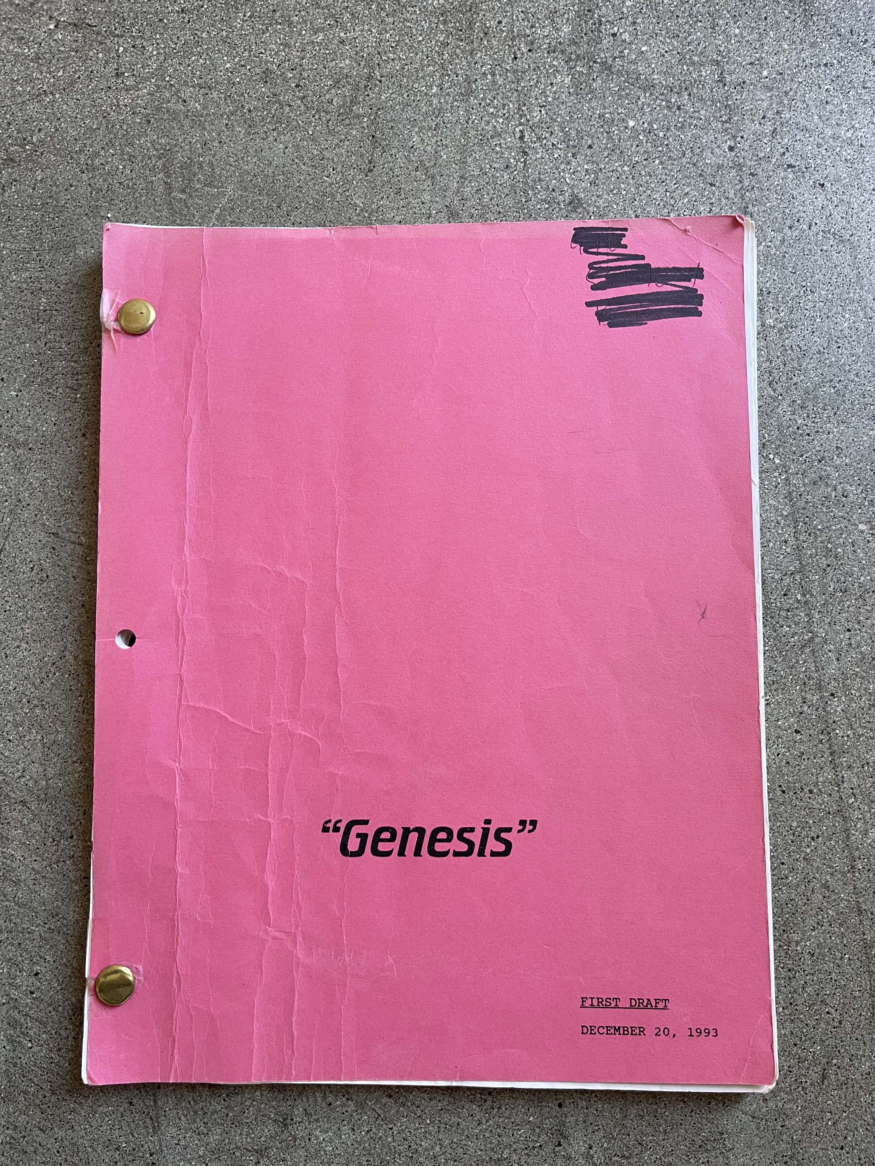 “Genesis” Filming Scripts Bundle – Gates McFadden