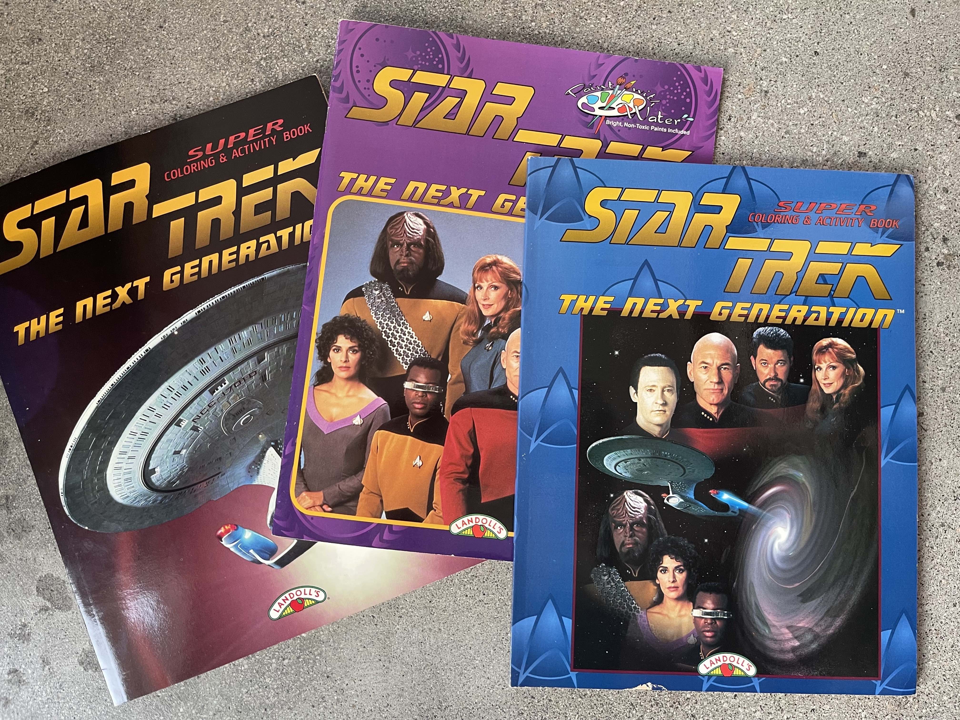 Star Trek TNG Activity Books – Set of 3 – Gates McFadden
