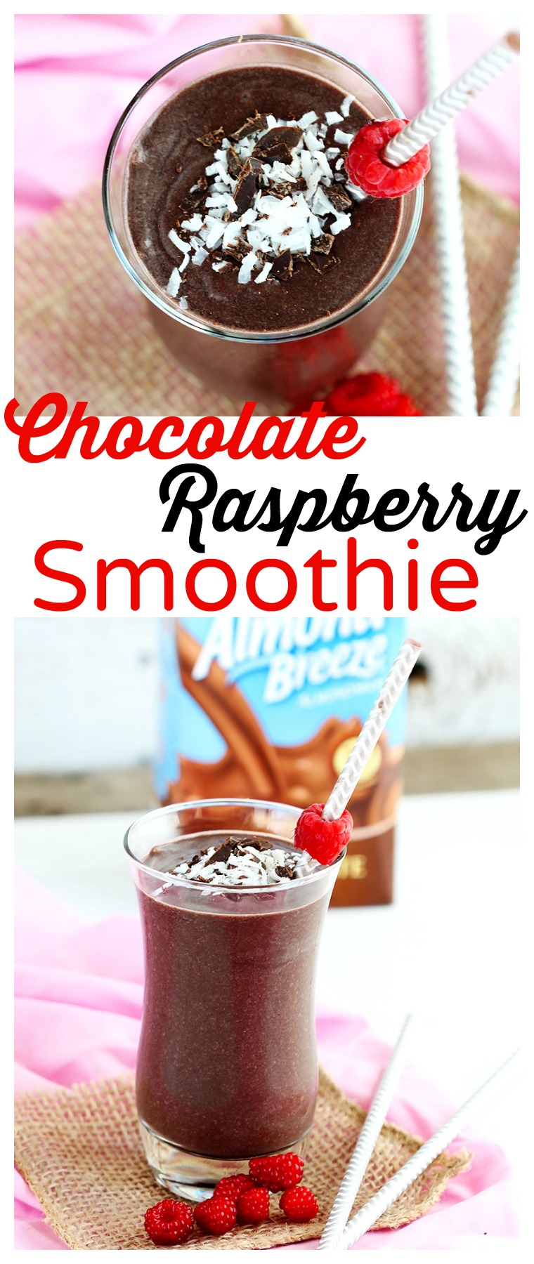 Chocolate Raspberry Smoothie