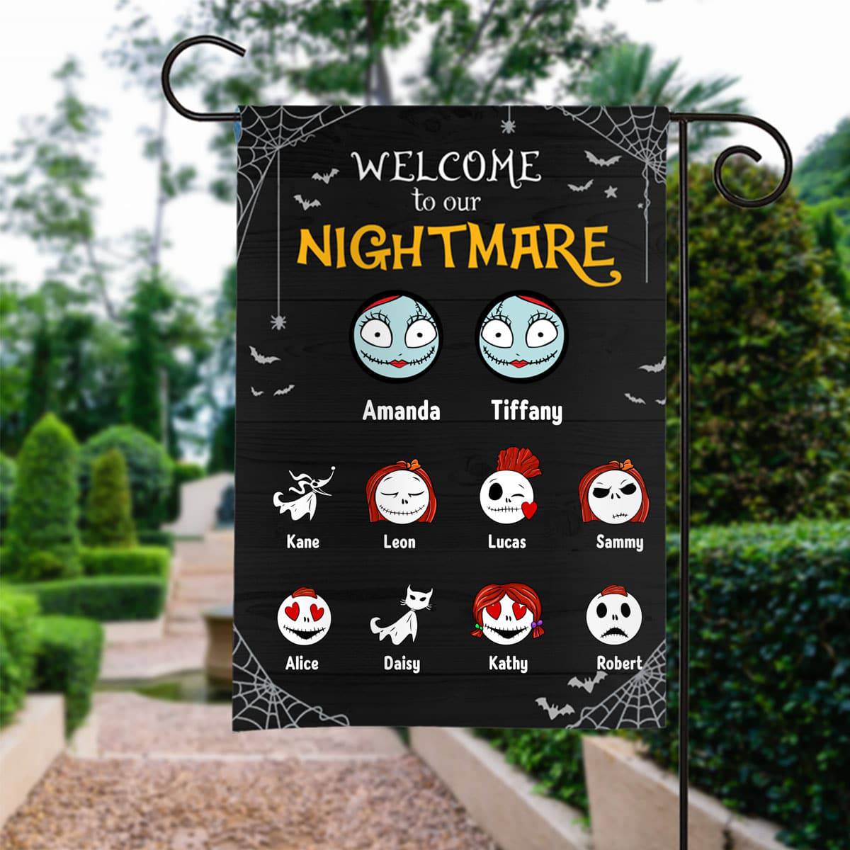 Welcome To Our Nightmare Personalized Flag - Gearcustoms.com