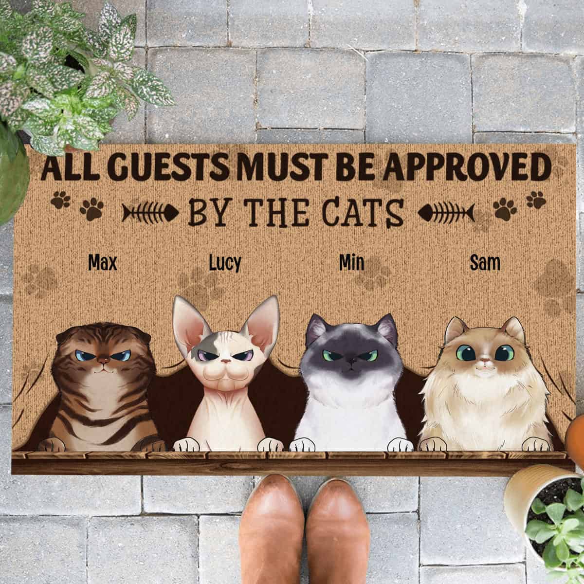 All Guests Must Be Approved By The Cats,, Personalized Cat Breeds ...