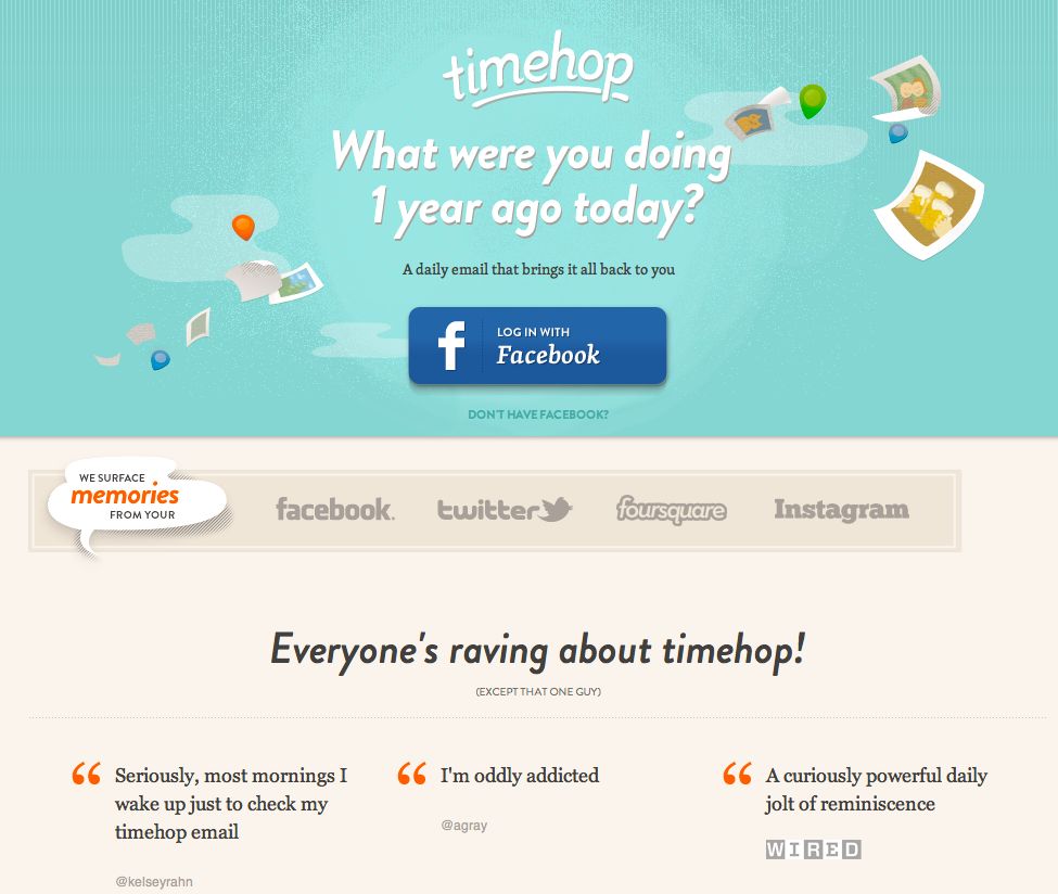 TimeHop Rewinds Your Social Networking Calendar | GearDiary